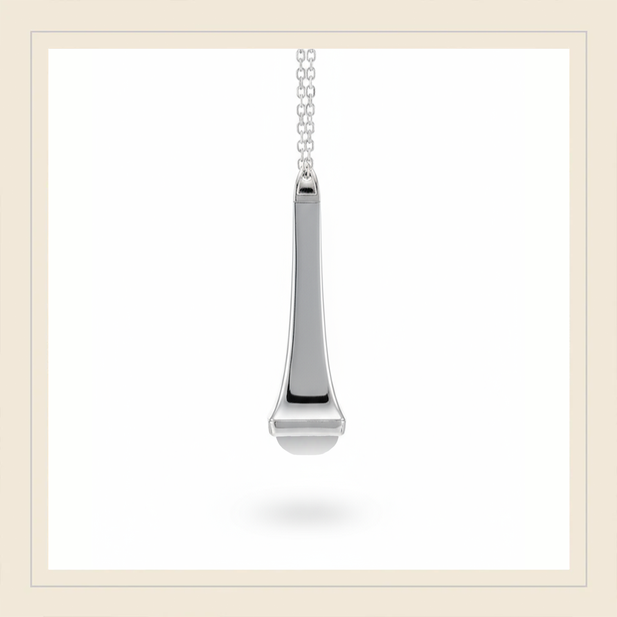 "Les clous porte-bonheur de Sainte Dévote" Medium Silver Pendant ...