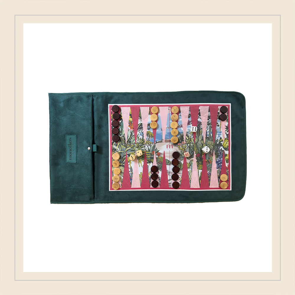 "Le Jardin Exotique" Backgammon | Monoïkos 1297